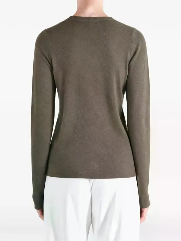 Frenckenberger Fine Knit Long Sleeve Sweater
