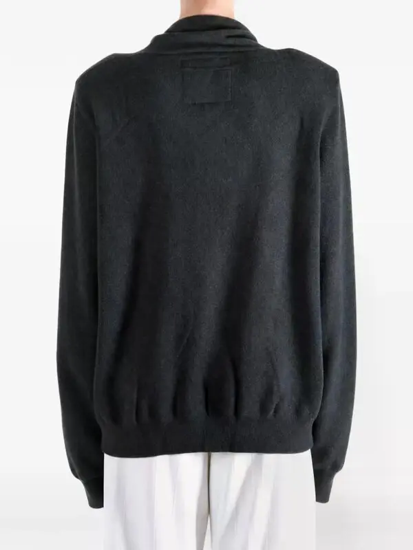 Frenckenberger Shawl Collar Knitted Cardigan