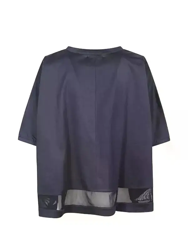 Mizuiro Ind Mesh-panel Wide T-shirt