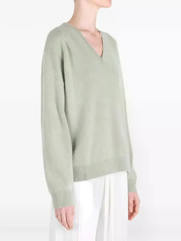Frenckenberger V-neck Raglan-sleeve Sweater