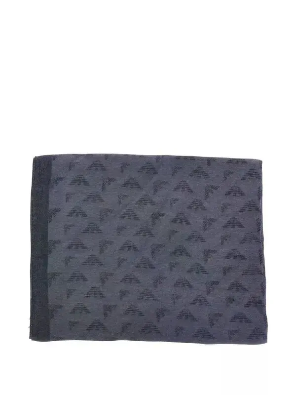 Emporio Armani Eagle Jacquard Scarf