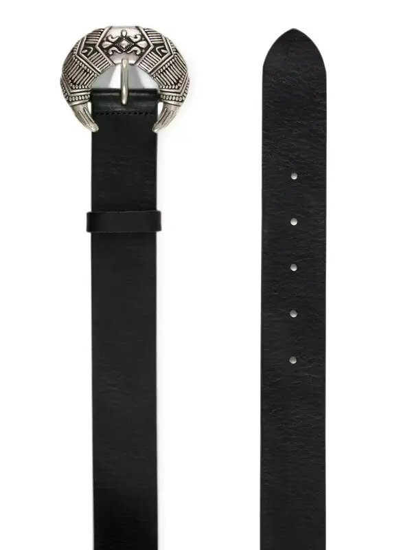Ba&sh Bandy Engraved-buckle Belt