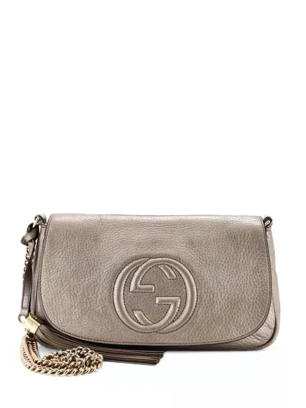 Gucci Soho Chain Leather Medium Crossbody Bag - Gold