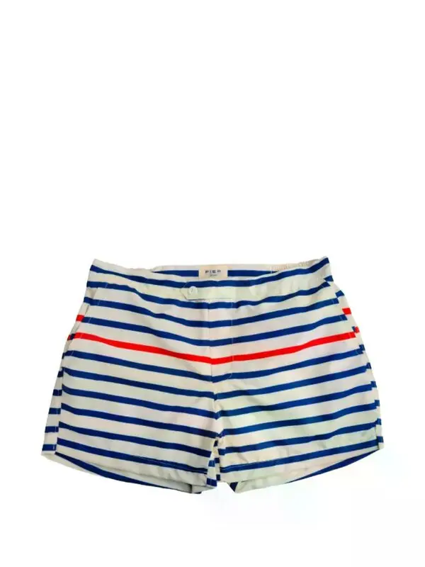 PIER SICILIA Luchino Horizontal-stripe Swim Shorts