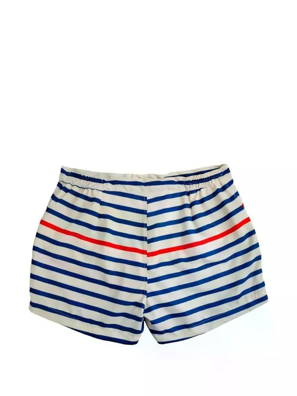 PIER SICILIA Luchino Horizontal-stripe Swim Shorts
