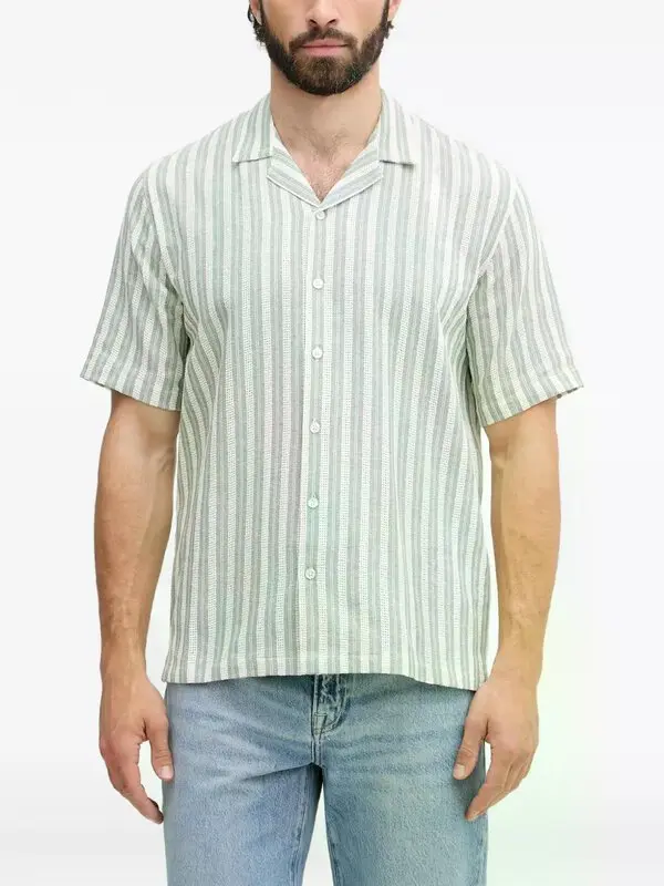 MOS MOSH Mmgjoe Striped Short-sleeve Shirt