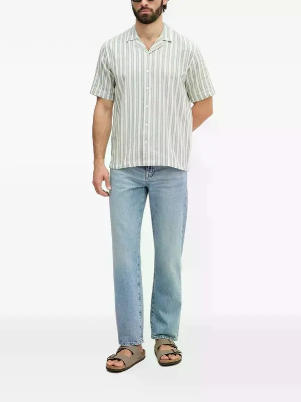 MOS MOSH Mmgjoe Striped Short-sleeve Shirt