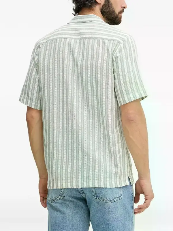 MOS MOSH Mmgjoe Striped Short-sleeve Shirt