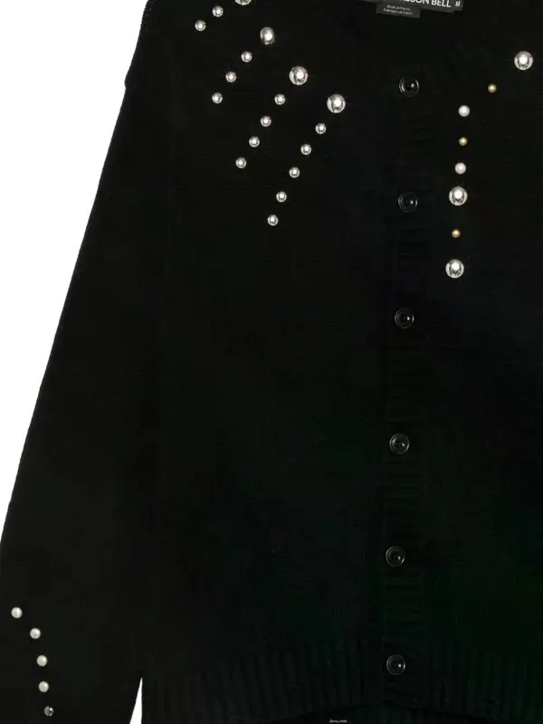 Andersson Bell Bead-embellished Knitted Cardigan