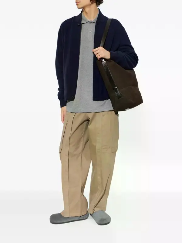 DARKPARK Zack Layered-sleeve Cotton Polo Shirt