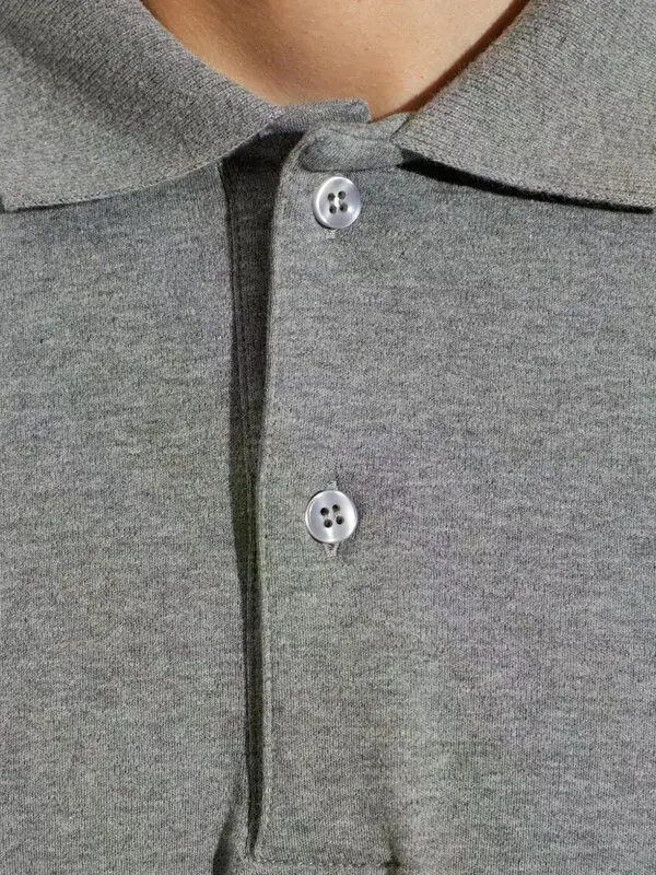 DARKPARK Zack Layered-sleeve Cotton Polo Shirt