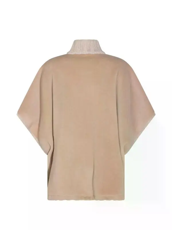 Fabiana Filippi Ribbed-knit Collar Zip-up Jacket