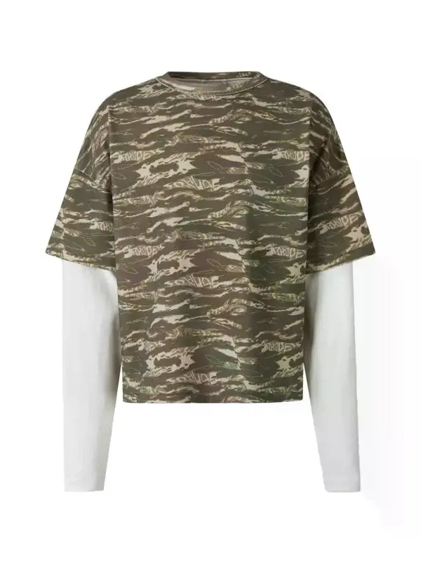 Rhude Tiger Camouflage-print T-shirt - Green