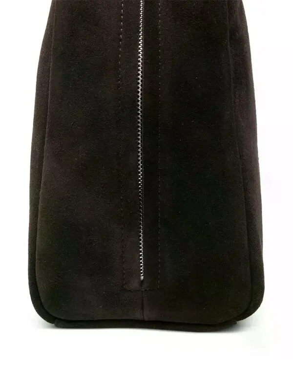 ALYSI Bowling Suede Shoulder Bag