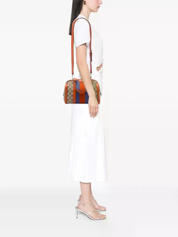 Gucci 2016-2026 Small Gg Canvas Web Joy Boston Bag Satchel
