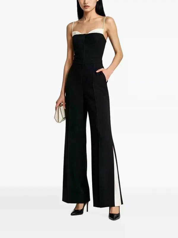 Simkhai Contrast-trim Sleeveless Jumpsuit