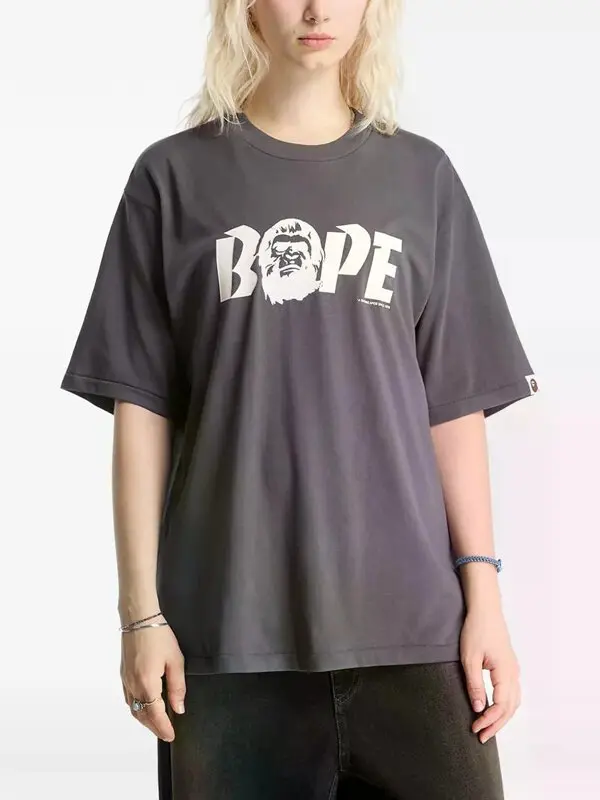 A BATHING APE Logo Print Relaxed-fit T-shirt