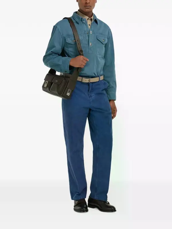FERRAGAMO Gancini-clasp Messenger Bag