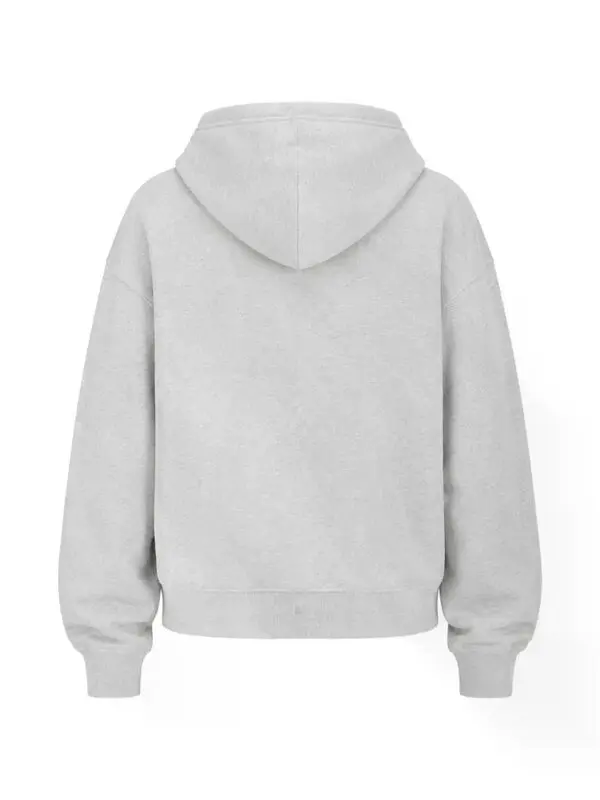 SPORTY & RICH S&r Ivy Logo-appliqué Hoodie - Grey