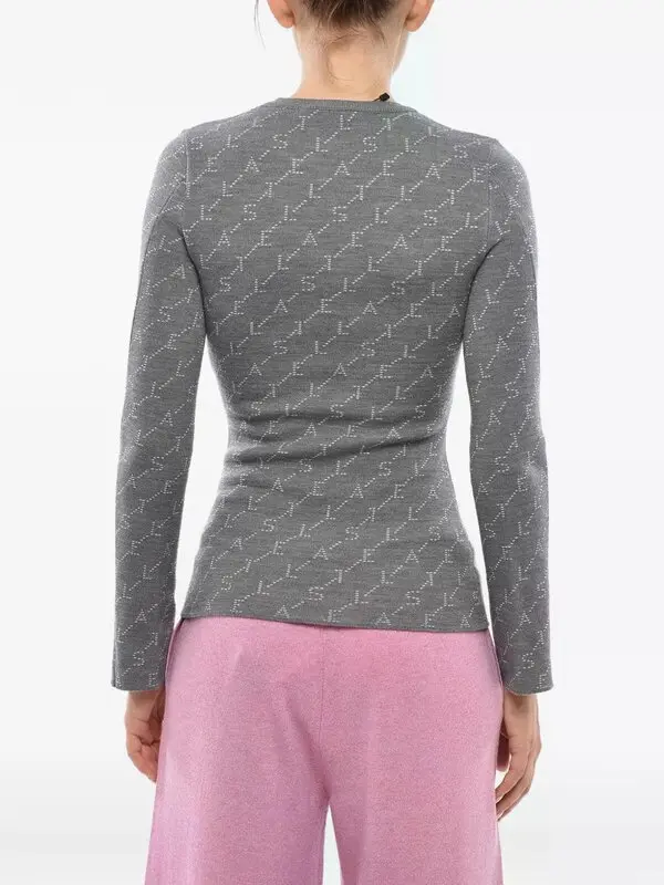 Stella McCartney Logo-intarsia Sweater
