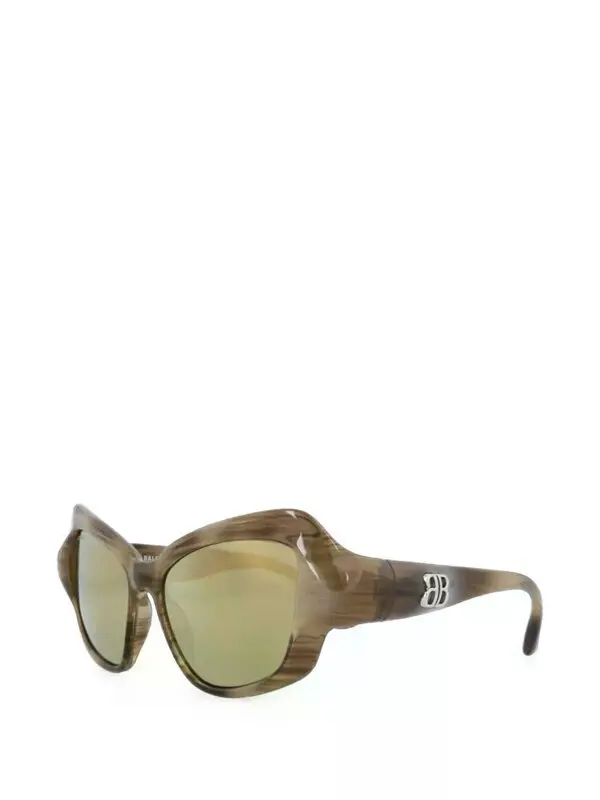 Balenciaga Oversized-frame Sunglasses - Brown