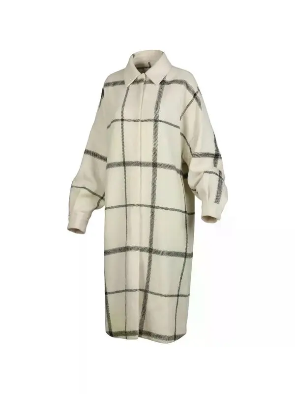 Valentino Garavani Check-pattern Oversized Coat