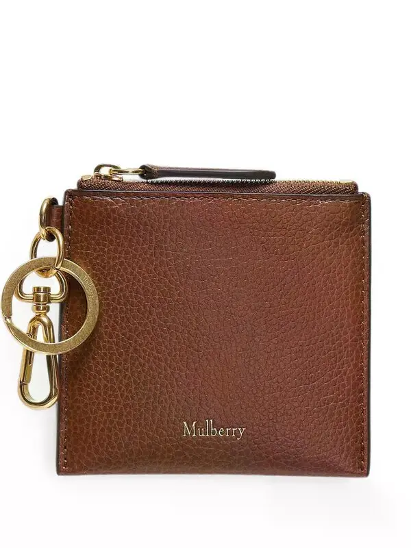Mulberry Grained Leather Card Holder