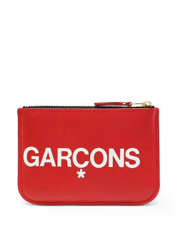 Comme Des Garçons Logo Leather Wallet
