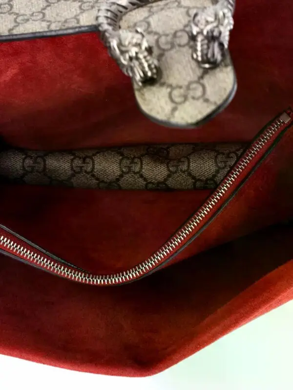 Gucci Dionysus Bag Gg Coated Canvas Small Shoulder Bag