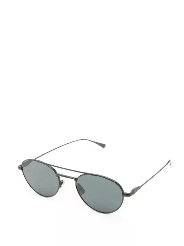 Saint Laurent Round-frame Double-bridge Sunglasses - Black