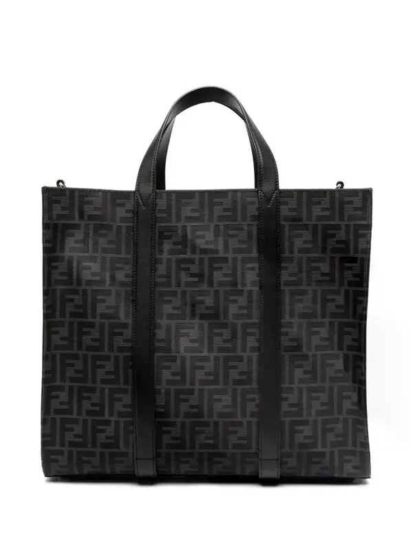 Fendi Ff Jacquard Tote Bag
