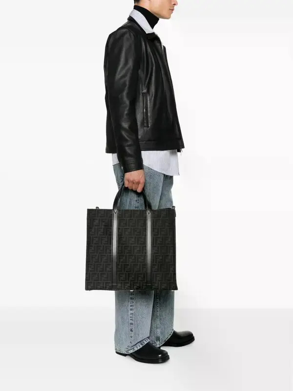 Fendi Ff Jacquard Tote Bag