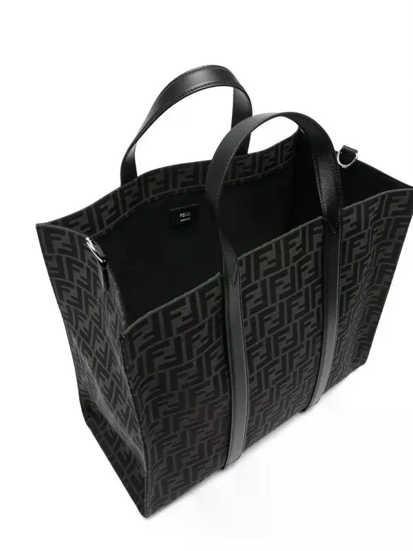 Fendi Ff Jacquard Tote Bag
