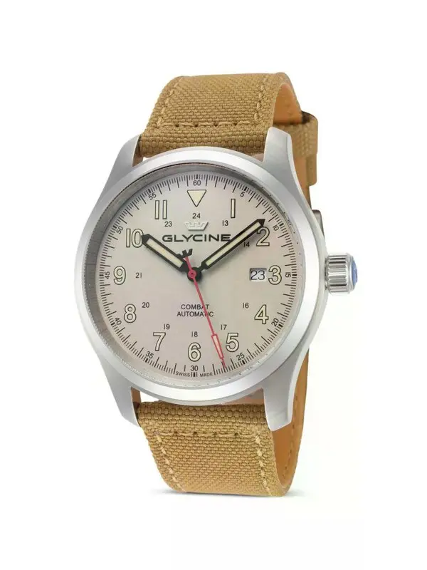 GLYCINE Combat Field 40mm Automatic Watch - Neutrals