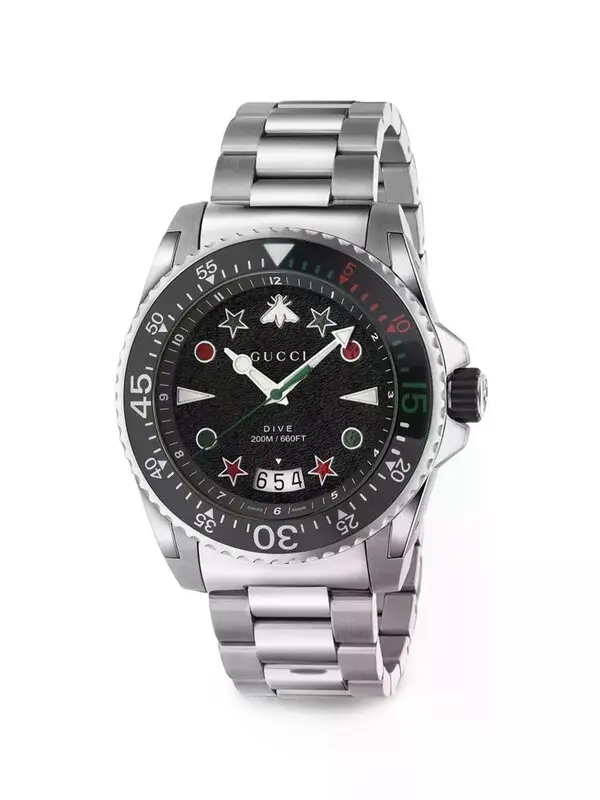 Gucci Dive 45mm Watch - Black