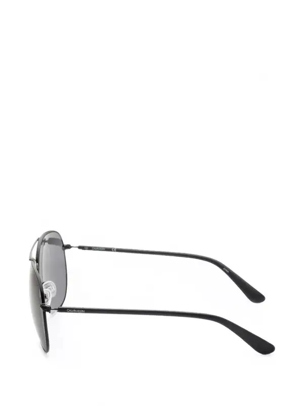 Calvin Klein Matte-finish Double-bridge Sunglasses
