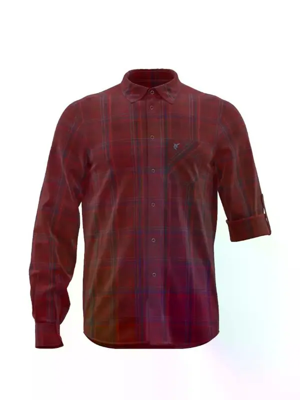 REDELK Check-pattern Chest-pocket Shirt