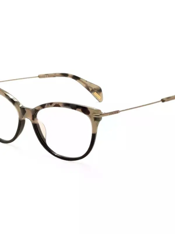 POLICE Tortoiseshell-effect Cat-eye Glasses - Brown