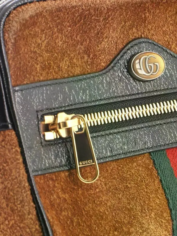 Gucci Ophidia Suede Small Belt Bag