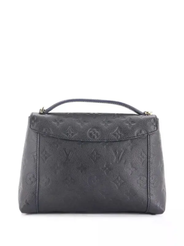 LOUIS VUITTON Blanche Handbag Monogram Empreinte Leather Bb Shoulder Bag - Black