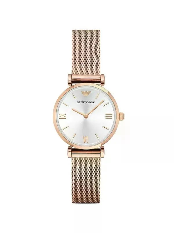 Emporio Armani Round Case 32mm Watch - Silver