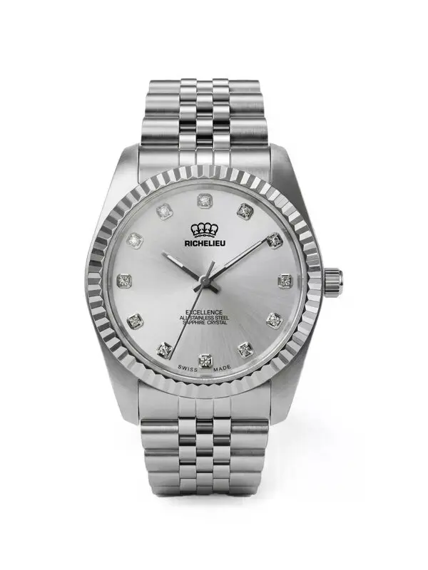 RICHELIEU SWISS Excellence Fluted Bezel 22mm Watch