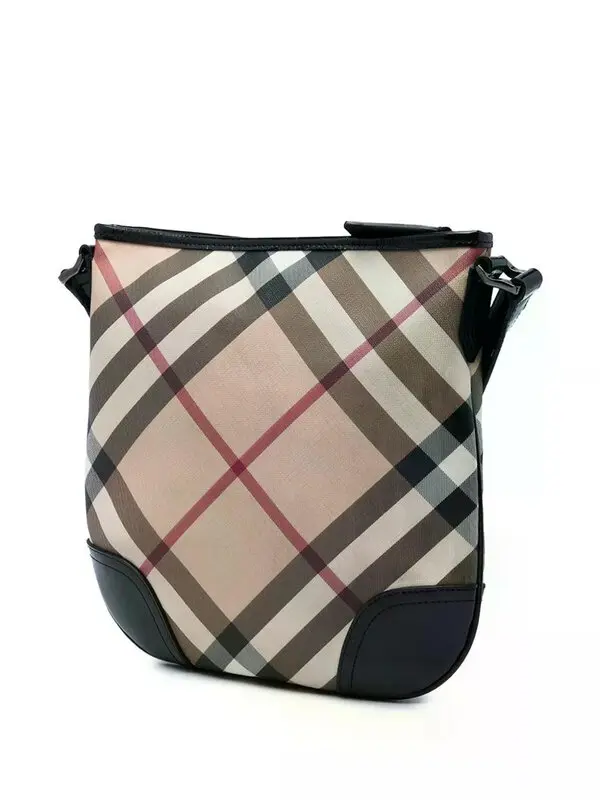 Burberry 2000-2017 Supernova Check Coated Canvas Dryden Crossbody Bag