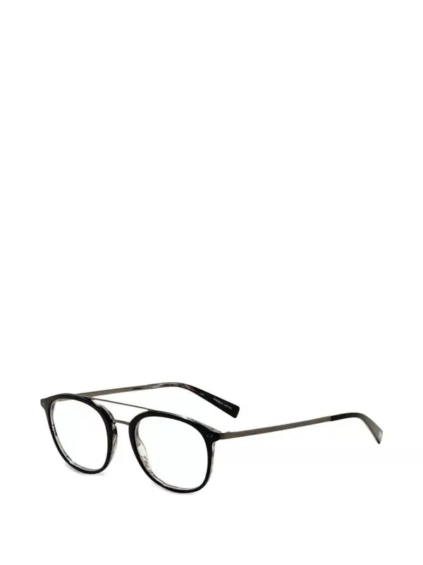 John Varvatos Round Frame Eyeglasses - Blue