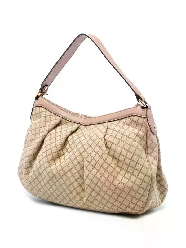 Gucci 2016-2026 Diamante Canvas Sukey Shoulder Bag - Neutrals