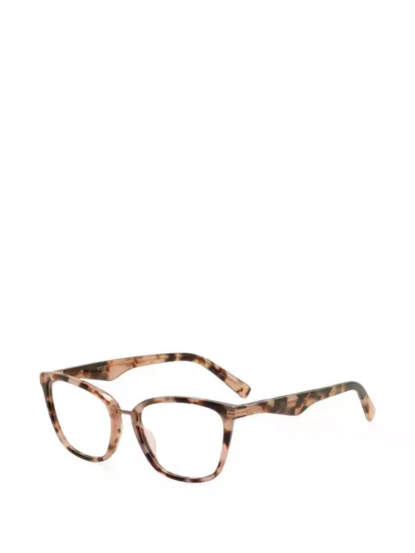 Tumi Tortoiseshell-effect Square-frame Glasses - Pink