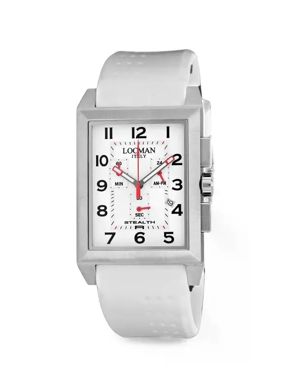 Locman Classic 50mm Rectangular Watch With Dial