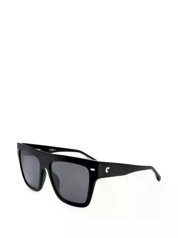 Carrera Eyewear Logo-plaque Square-frame Sunglasses - Black