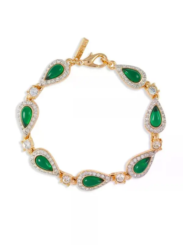 SUSAN CAPLAN 1990s D'orlan Crystal-embellished Bracelet