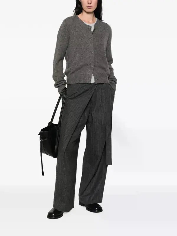 IVORY PARIS Lucy Button-up Cardigan - Grey